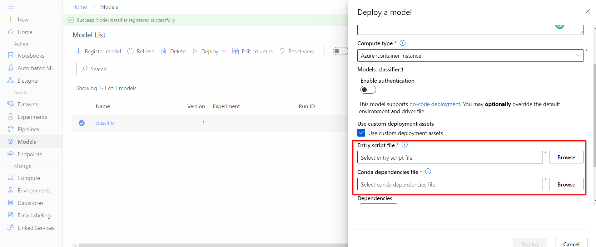 Deploy your ML Model as a Web Service in Microsoft Azure Cloud