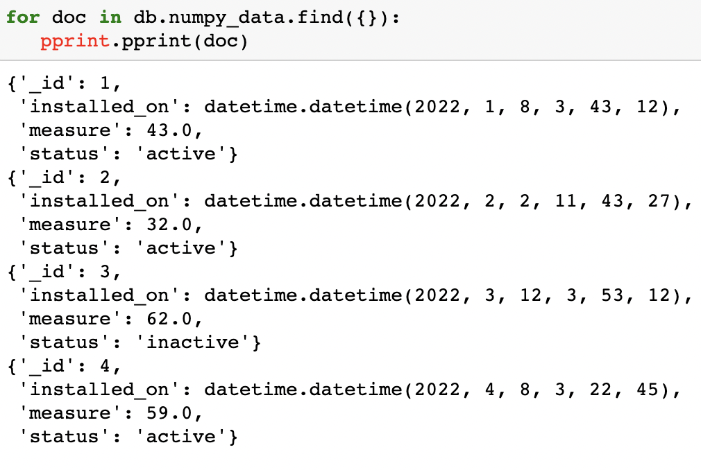 Using MongoDB with Pandas, NumPy, and PyArrow Data Engineering