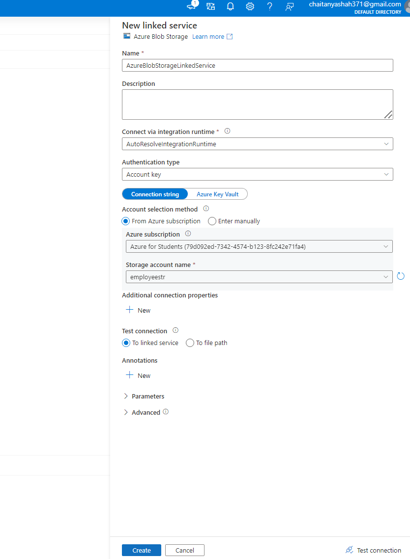 From Blob Storage to SQL Database Using Azure Data Factory